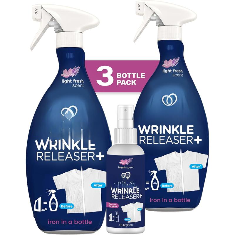 Wrinkle Releaser Spray, Travel Size Spray + 16.9 Fl Oz Pack of 2, All ...