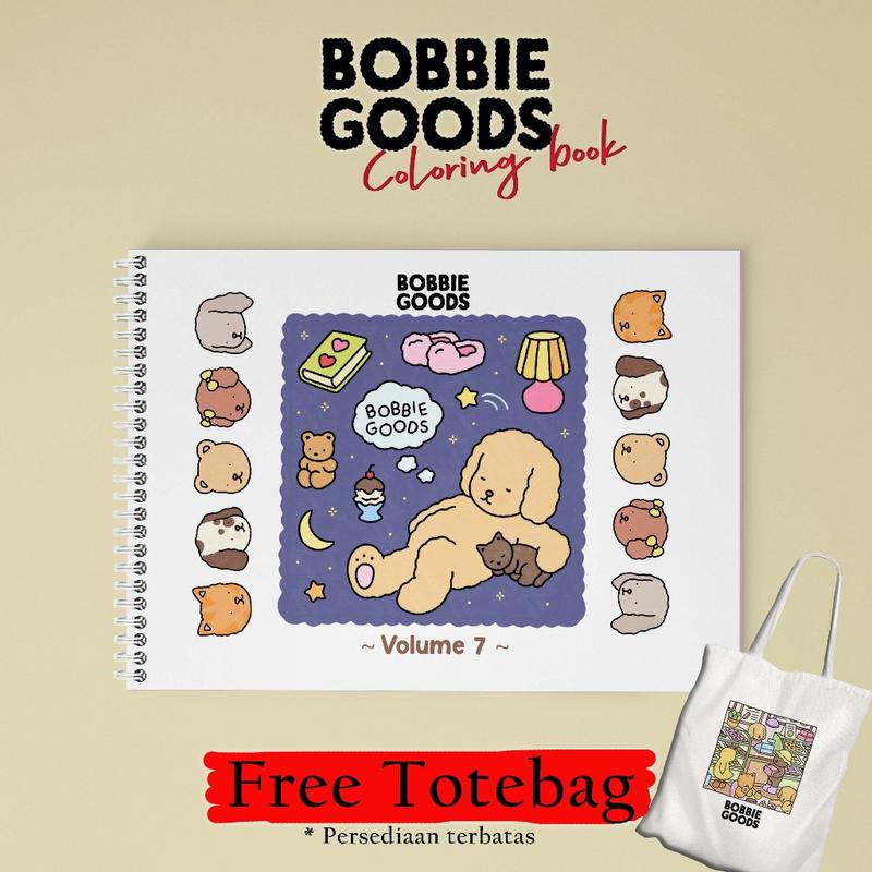 Bobbie Goods Coloring Book Volume 7 - Free Totebag - Shop | Tokopedia