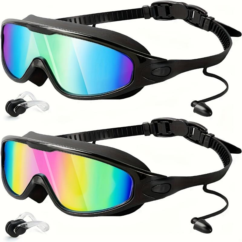 Anti Fog Swim Goggles 2 Pack UV Block Leakproof Panoramic Lens - TikTok ...