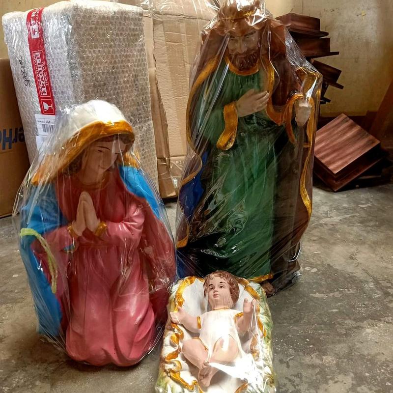 Nativity balen,size 17 st. Joseph/ vingin mary size 12 inche - TikTok ...