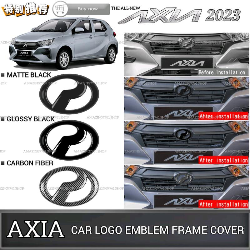 AMAZING PERODUA NEW AXIA 2023-2025 CAR FRONT REAR LOGO EMBLE - TikTok ...