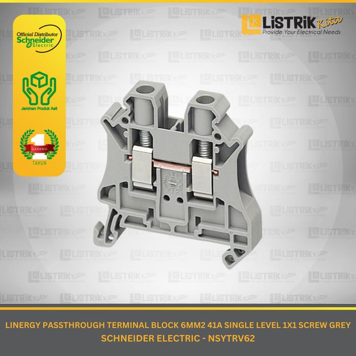 Jual TERMINAL BLOCK SCHNEIDER ELECTRIC LINERGY PASSTHROUGH 6MM2 41A ...