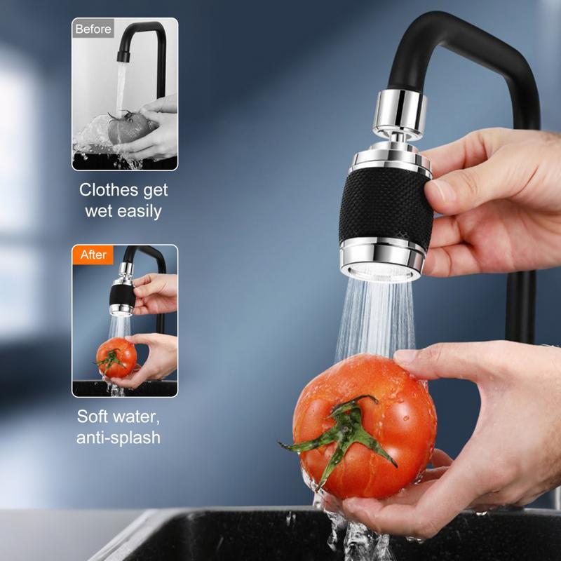 Songbaopa Splash-proof Faucet Extender Bubble Mode Shower Head - TikTok ...