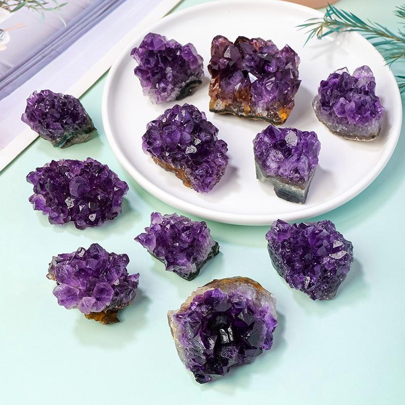 Gua Amethyst, Saiz Mini, 10-20g, Penghantaran Rawak, Batu Kuarza ...