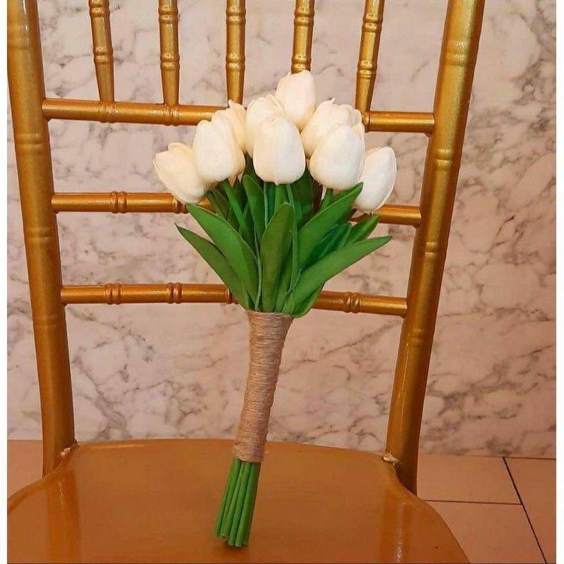 Bunga Tangan Pengantin Bunga Tulip Hand Bouquet bridal Bouquet - TikTok ...