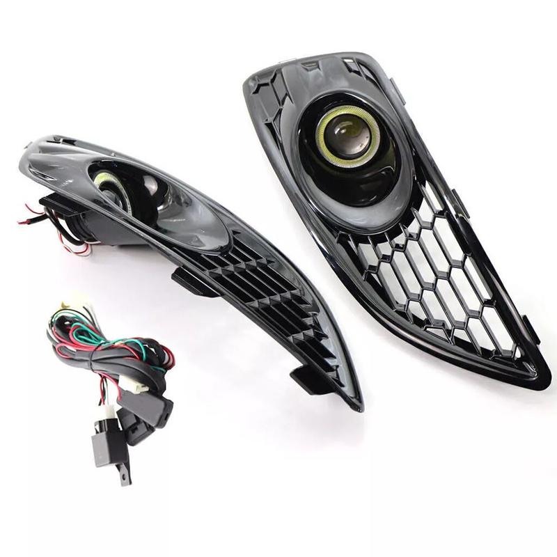 [IOKN NEW] Pair For Ford Fiesta 13-16 Front Bumper Fog Lamp Light ...