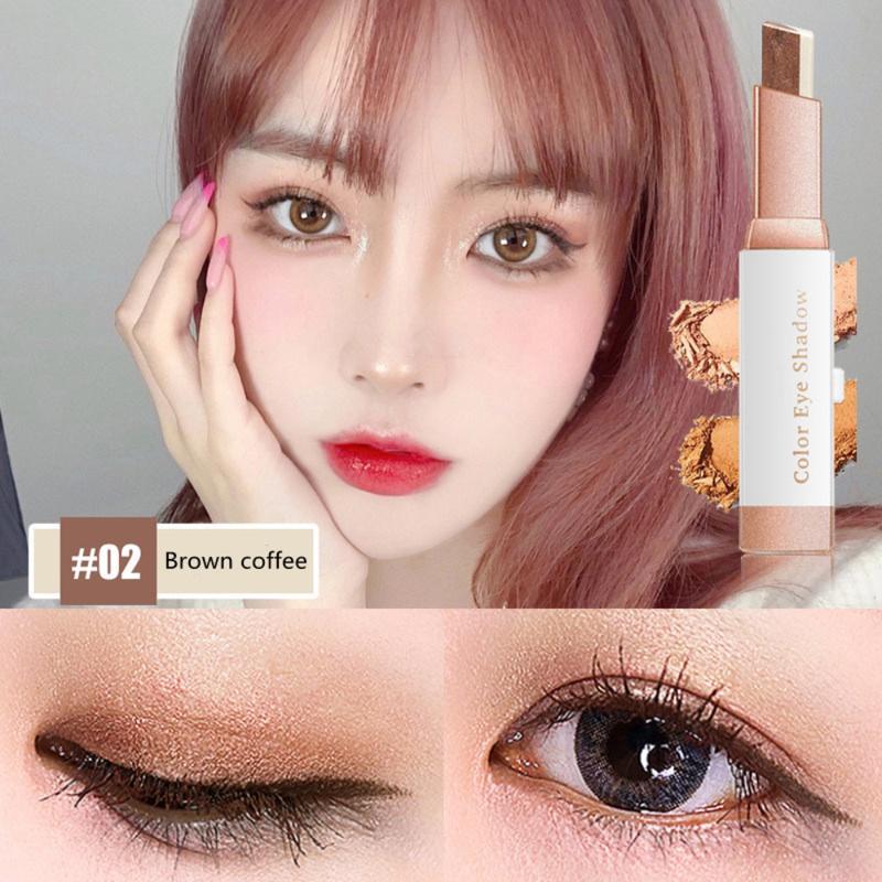 2 In 1 Eyeshadow Stick Double Color Lazy Gradient Velvet Eye - TikTok ...
