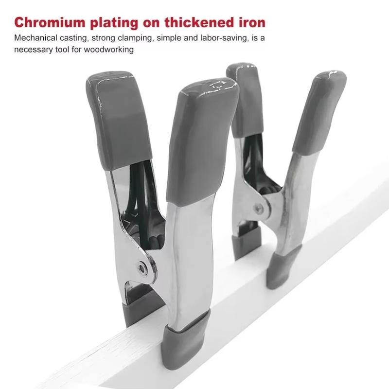 2pcs Protective Metal Spring Clamp Heavy Duty Rubber Handles - TikTok ...