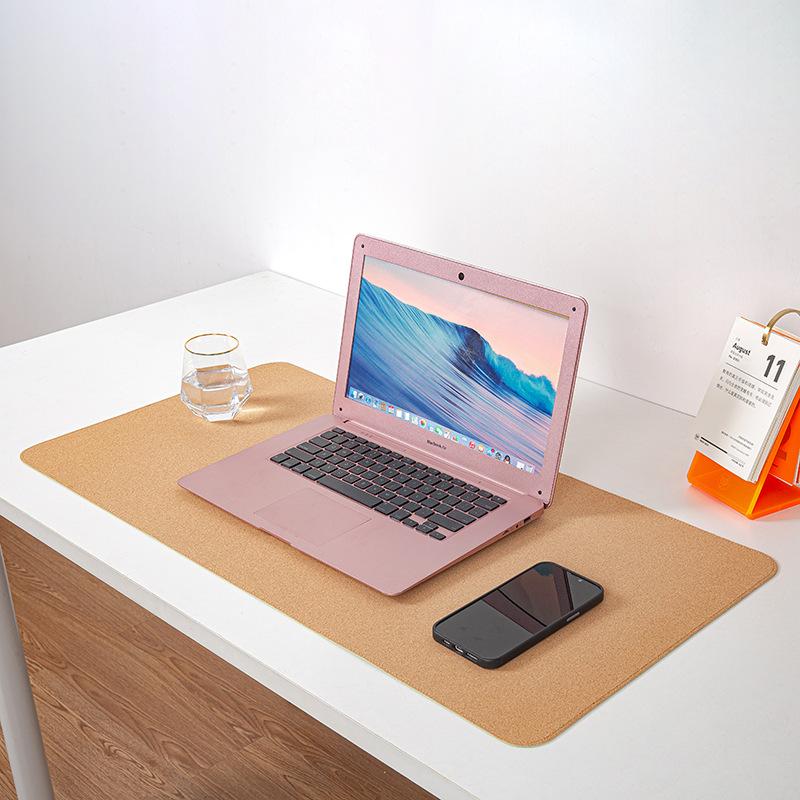 Cork Leather Mouse Pad Oversized Stain-Resistant Simple Computer ...