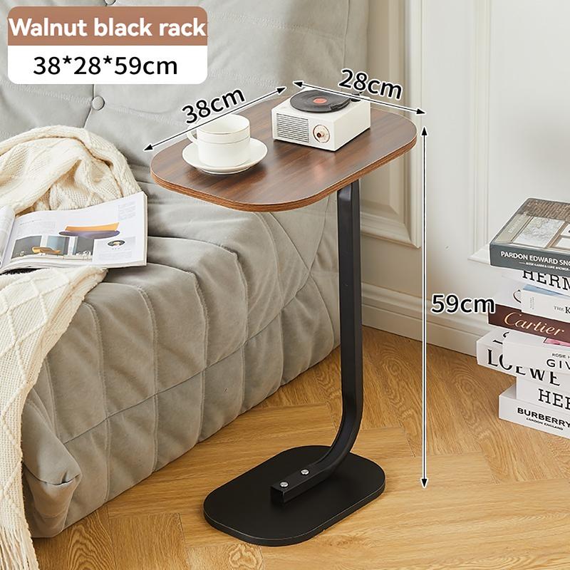 Metal C-shaped side table study computer coffee table bedsid - TikTok ...