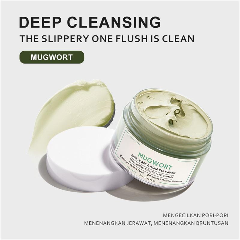 Topeng Mugwort, Skintific, Anti Pori dan Topeng Tanah Liat Jerawat ...