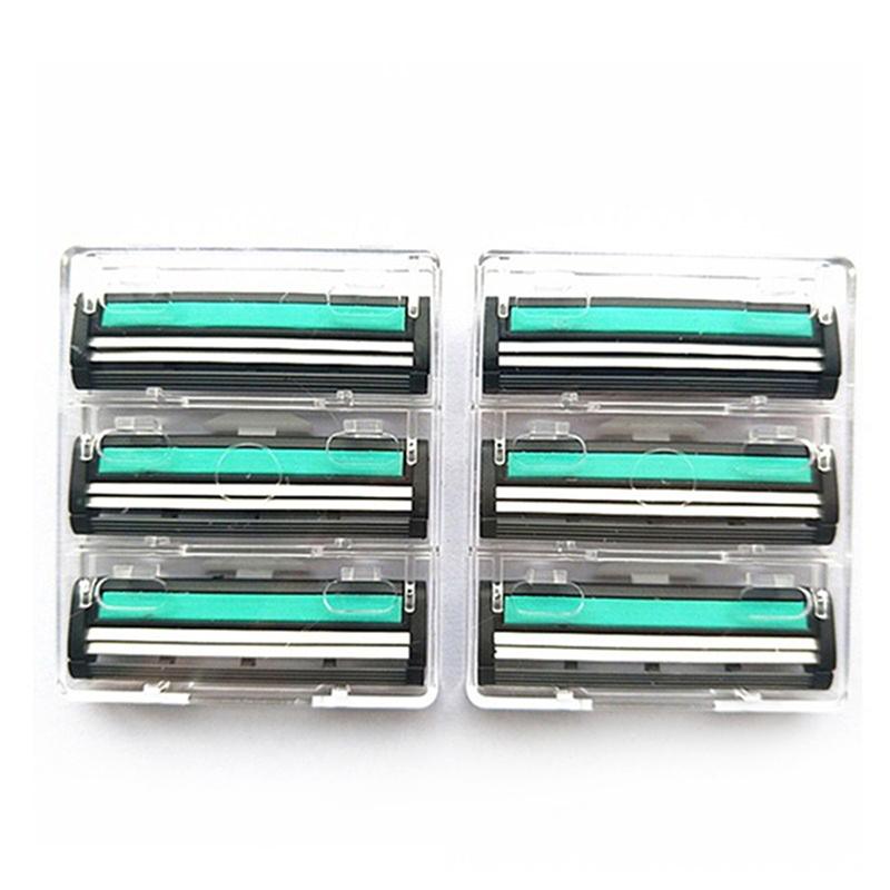 15xTravel Set Handle Shaving Razor Replaceable Safety Razor Double ...