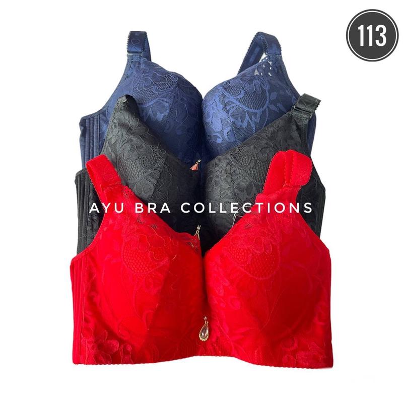Bra Wired/ADA besi Tutup Lemak Cakuk 5 Cup C/D (113) Underwear - TikTok ...