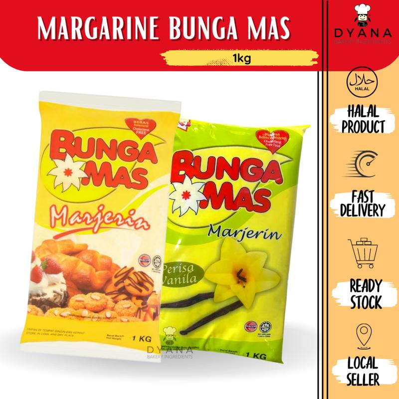 Marjerin Bunga Mas Original / Vanilla 1kg - TikTok Shop Malaysia