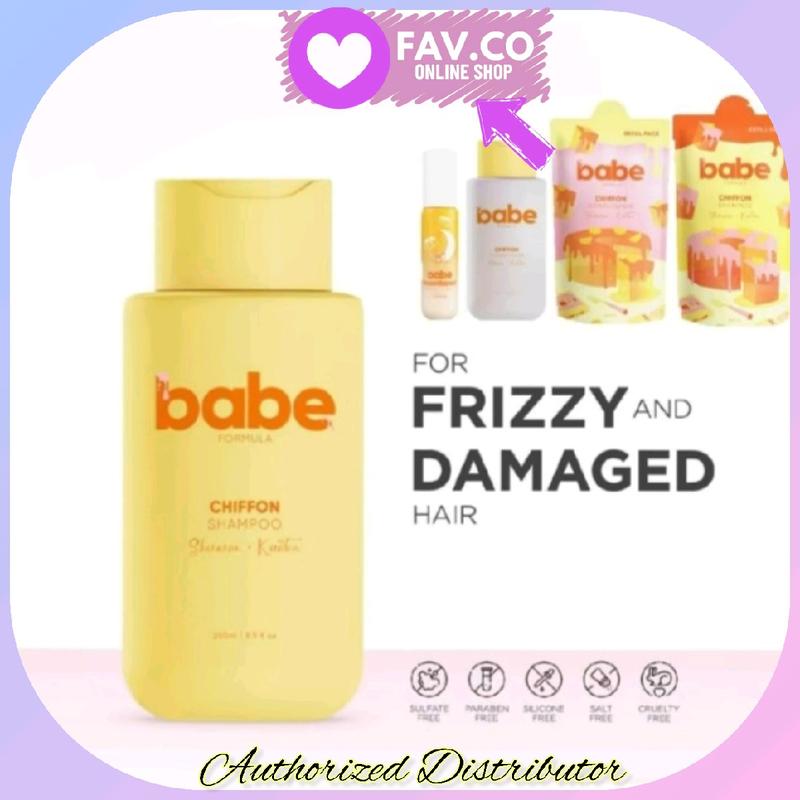 Babe Formula Yellow Chiffon Shampoo and Conditioner Haircare - TikTok ...