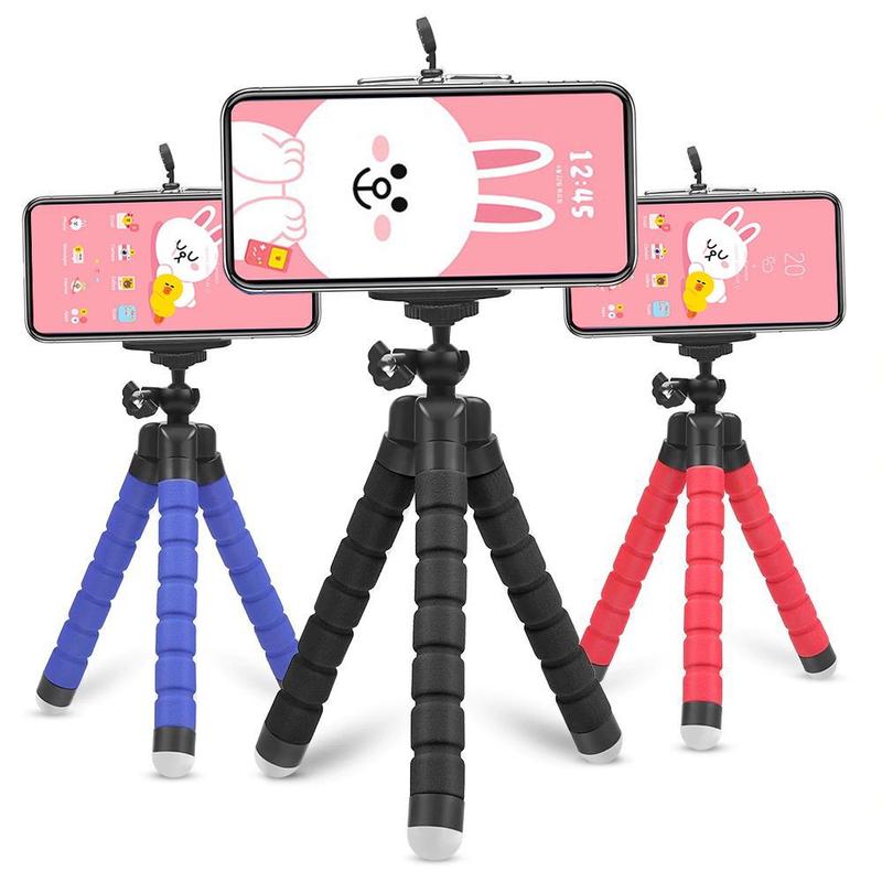 Octopus Sponge Tripod Desktop Bracket Photo Live Mobile Phon - TikTok ...