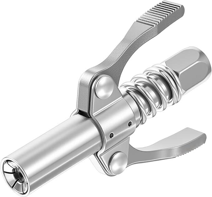 Double handle self-locking universal grease nozzle with new high ...