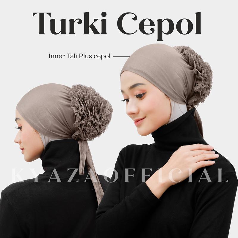 Ciput Turki Cepol, Inner Turki Cepol jilbab kerudung Instan Dalaman ci ...