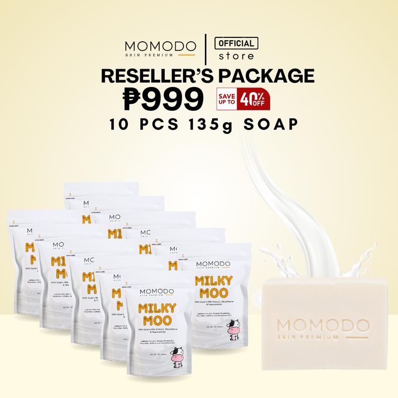 MOMODO RESELLER'S PACKAGE [10] 135g SOAP MILKY MOO MOMO BRIGHT - TikTok ...
