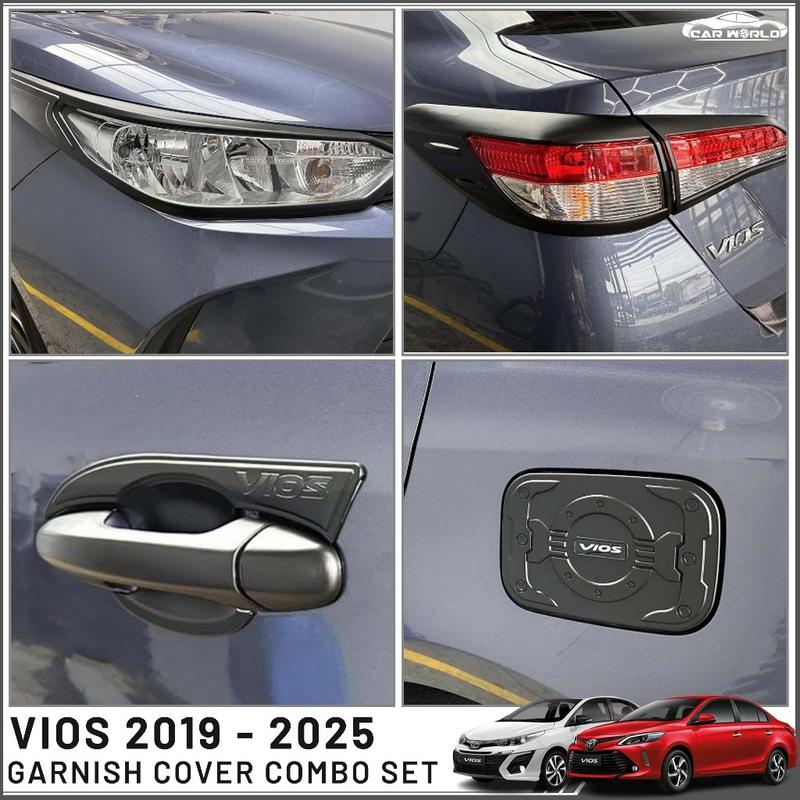 TOYOTA VIOS 2019 - 2025 PRIME E, XE, J, XLE GARNISH COVER COMBO ...