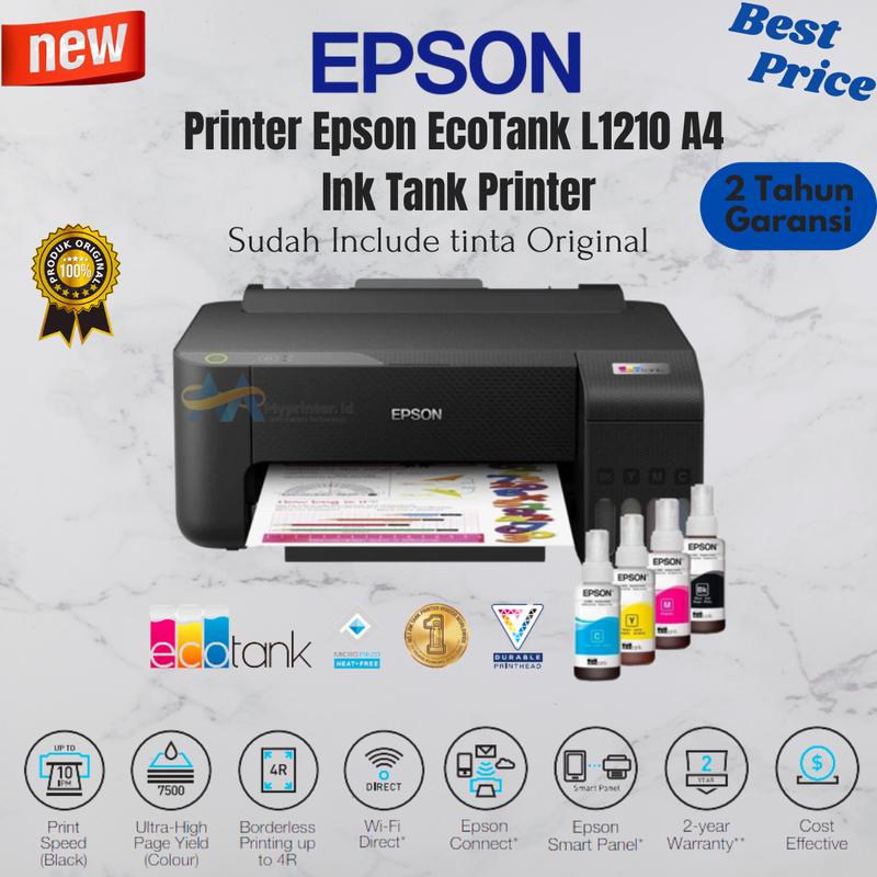 Epson EcoTank L1210 A4 Ink Tank Printer - Shop | Tokopedia