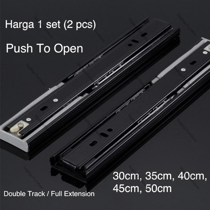 1 SET Rel Laci Push To Open Double Track / Full Extension Push - Shop ...