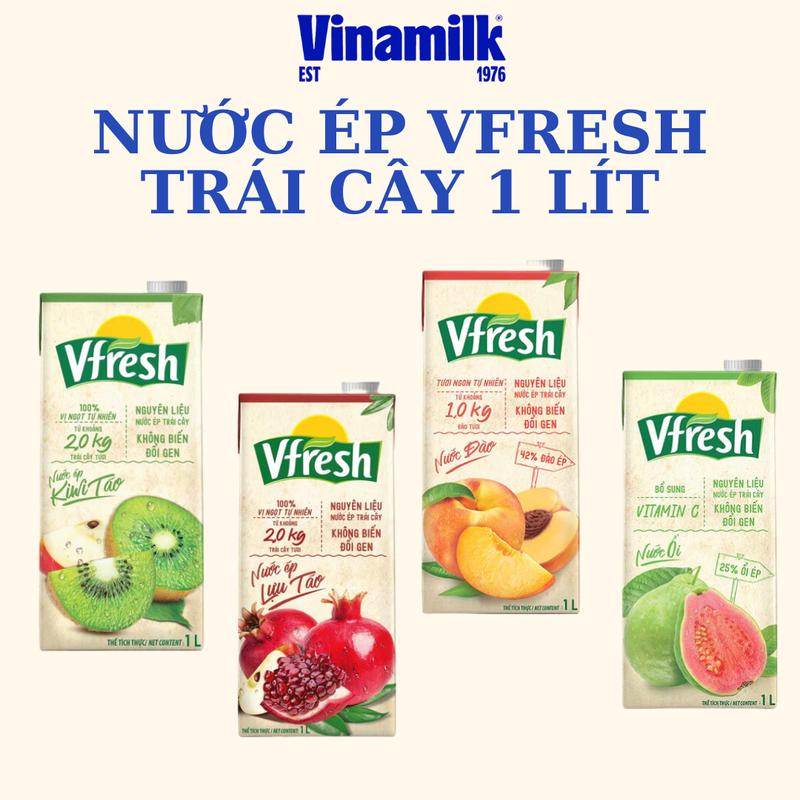 Nước Ép Trái Cây Vfresh Vinamilk Hộp 1 Lít các loại Tự nhiên - TikTok ...