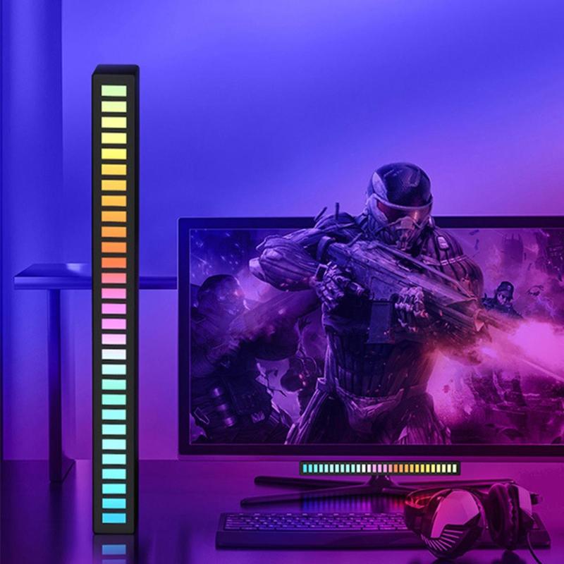Music Sync LED Light Bar, 1 Count RGB Colorful Desktop Light - TikTok Shop