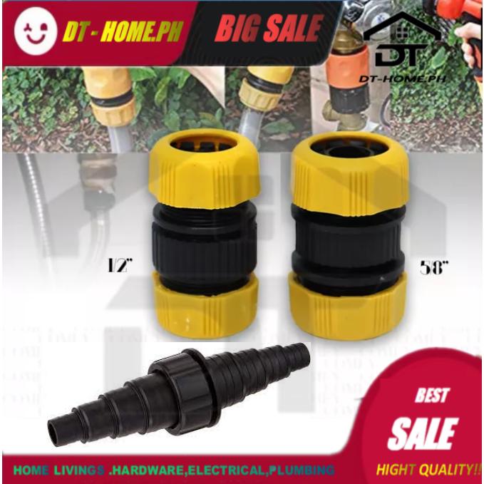 PLASTIC HOSE COUPLING OR FAUCET CONNECTOR 1/2 AND 5/8 - TikTok Shop ...
