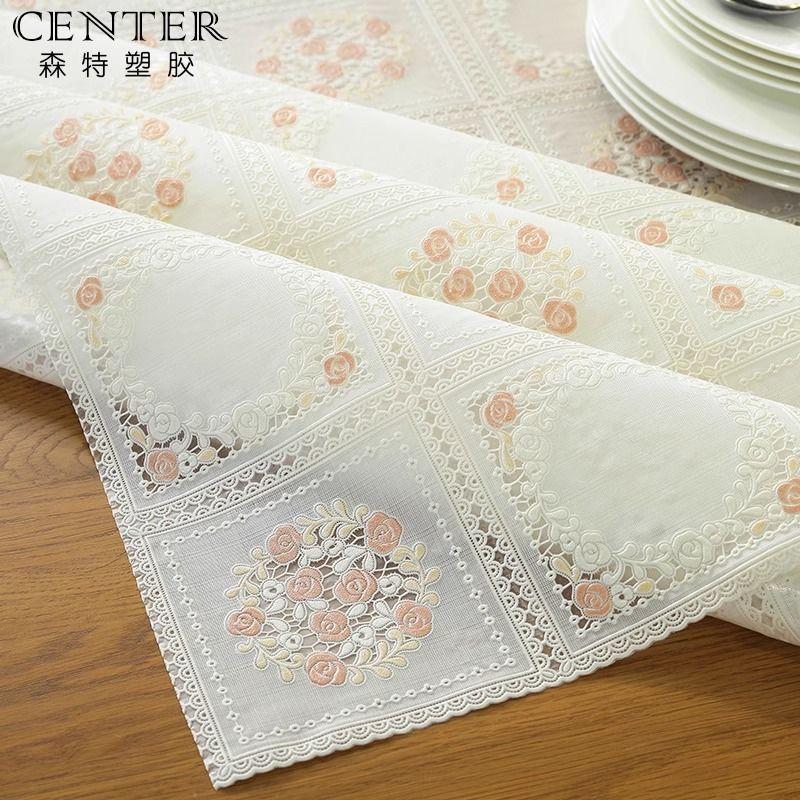 Imitation Lace Hollow Table Mat PVC Waterproof Heat Proof an - TikTok ...