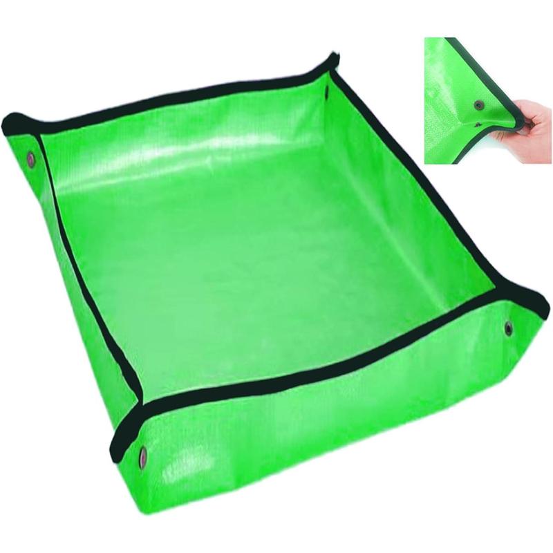 29.5x29.5 Foldable Gardening, Plant Repotting Tarp - Thicken PE Anti ...