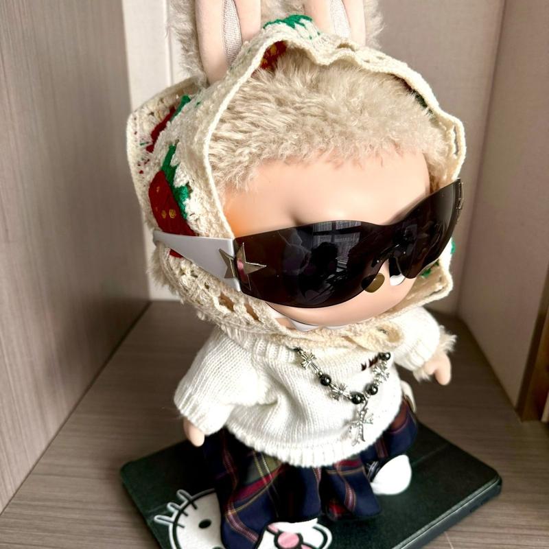 Labubu Generation One Summer Black Skin Labubu 38cm Vinyl High-Value ...