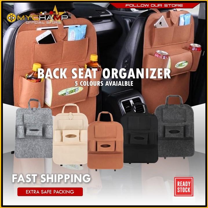 [MYC] Car Seat Back Organizer Multi-Pocket Storage Bag Organizer ...