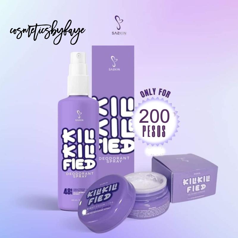 SASKIN KILIKILI FIED SPRAY & CREAM WHITENING - TikTok Shop Philippines