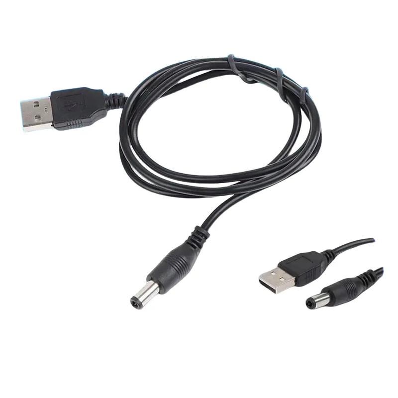 USB to 5.5mm Barrel Jack Male DC 5V power charger plug adapter - TikTok ...