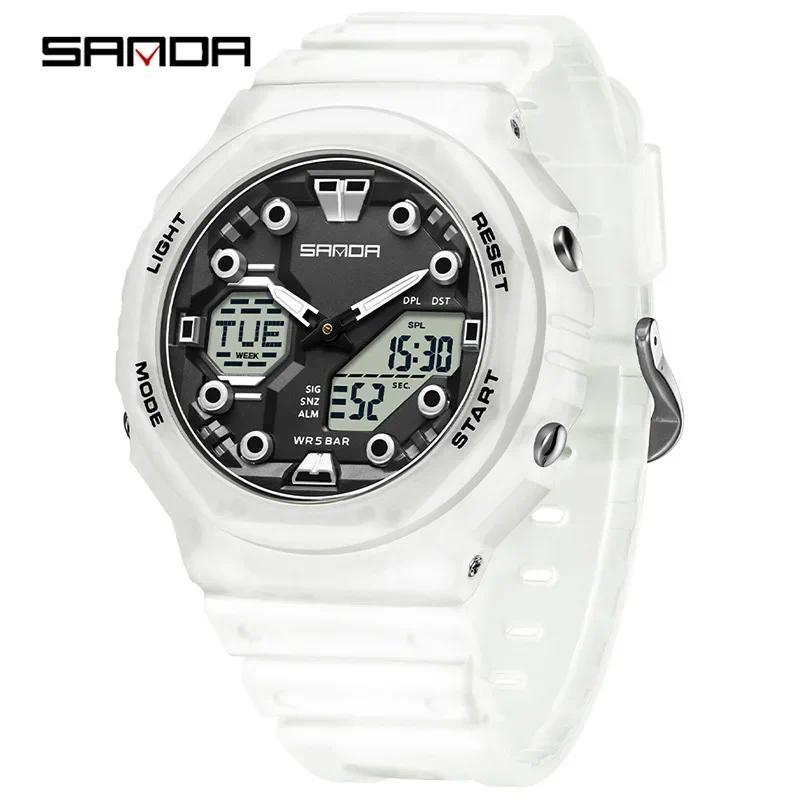 Jam Tangan Sukan Lelaki, SANDA 6200, Gaya Tentera, Kalis Air - TikTok ...