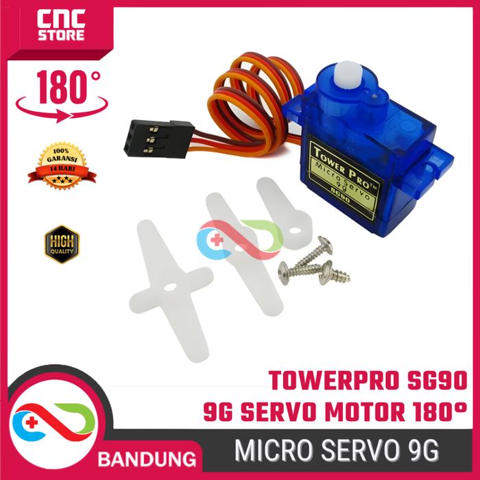 Jual TowerPro Motor Servo SG90 SG-90 9G – Servo Mini 180° untuk Arduino ...