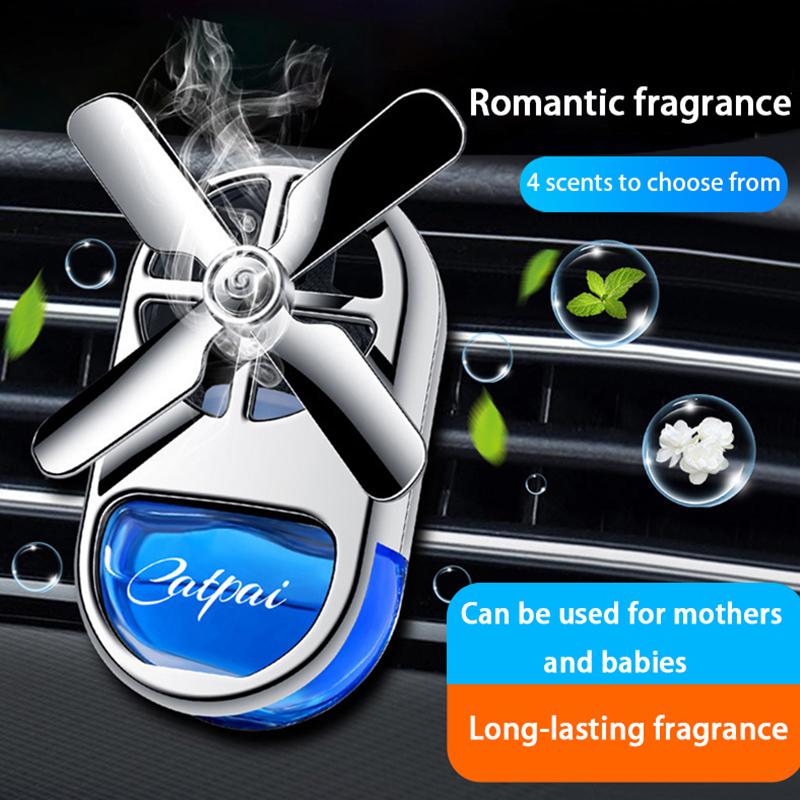 Car perfume, car aromatherapy, air conditioning outlet fan rotation ...