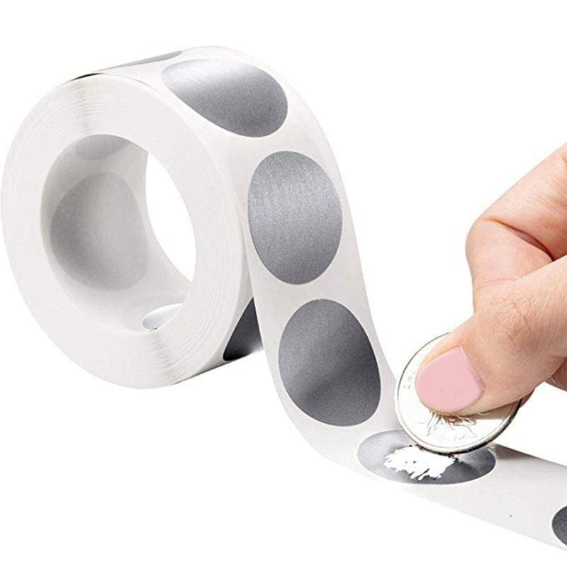 300 PCS 1 Inch Scratch Off Sticker Round Labels - TikTok Shop Philippines