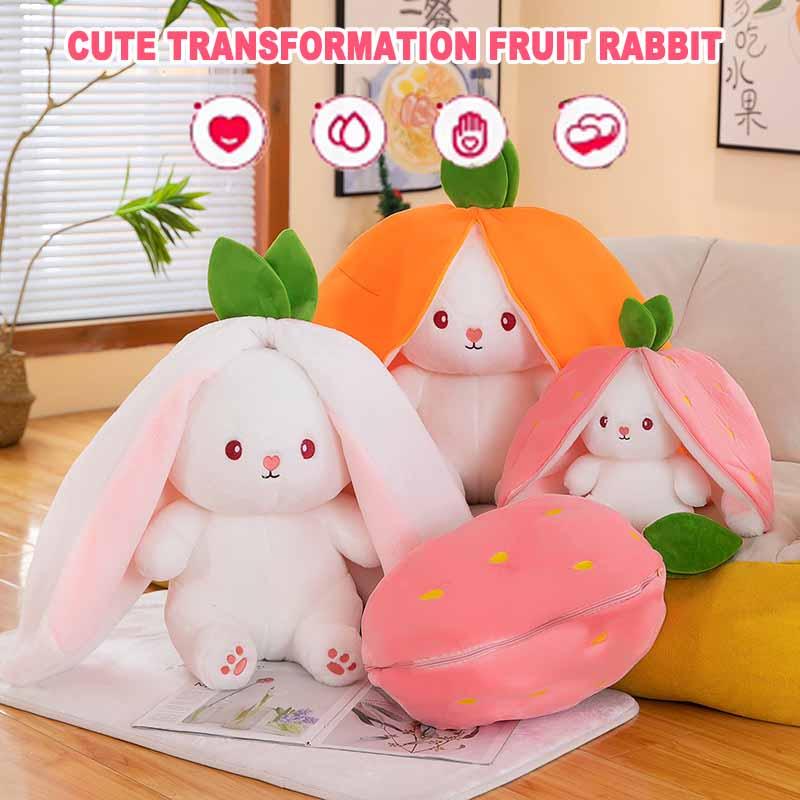 Bunny stuffed toy Strawberry Rabbit Plush Toy 2 in 1 Payday Bunny ...