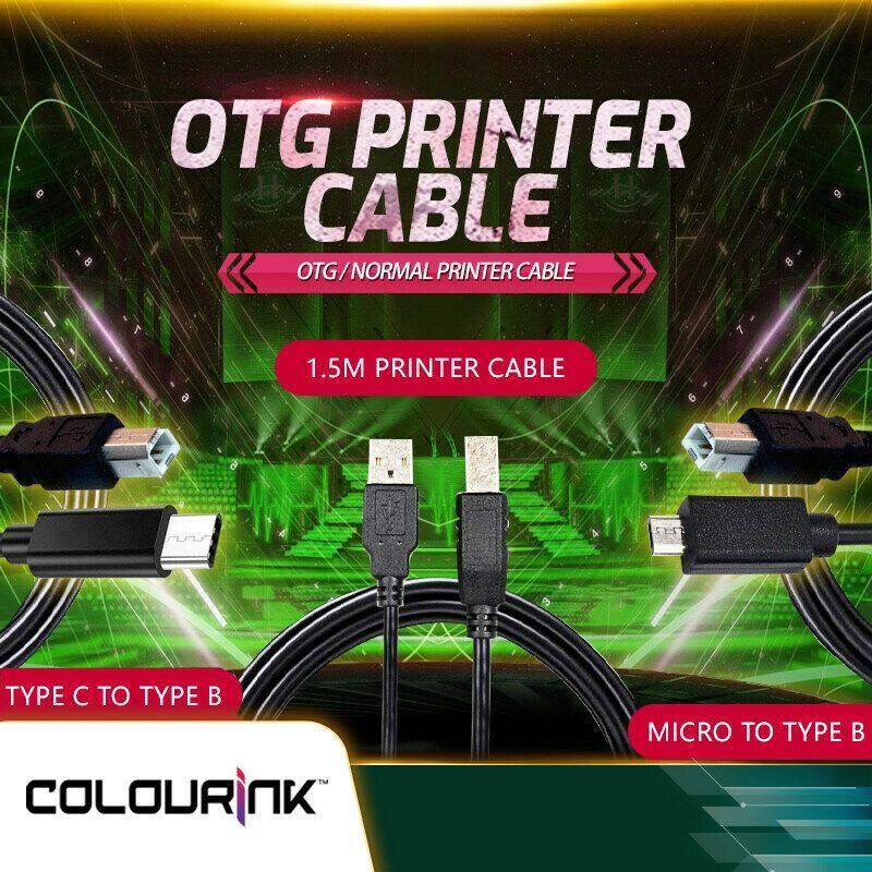 OTG Printer Cable Type C / Micro USB To USB Type B Host OTG Adapter ...