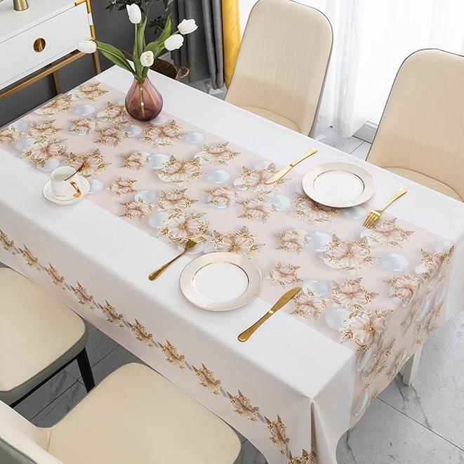COD Pvc Tablecloth Oil Proof Waterproof Picnic cloth/Table Cloth ...