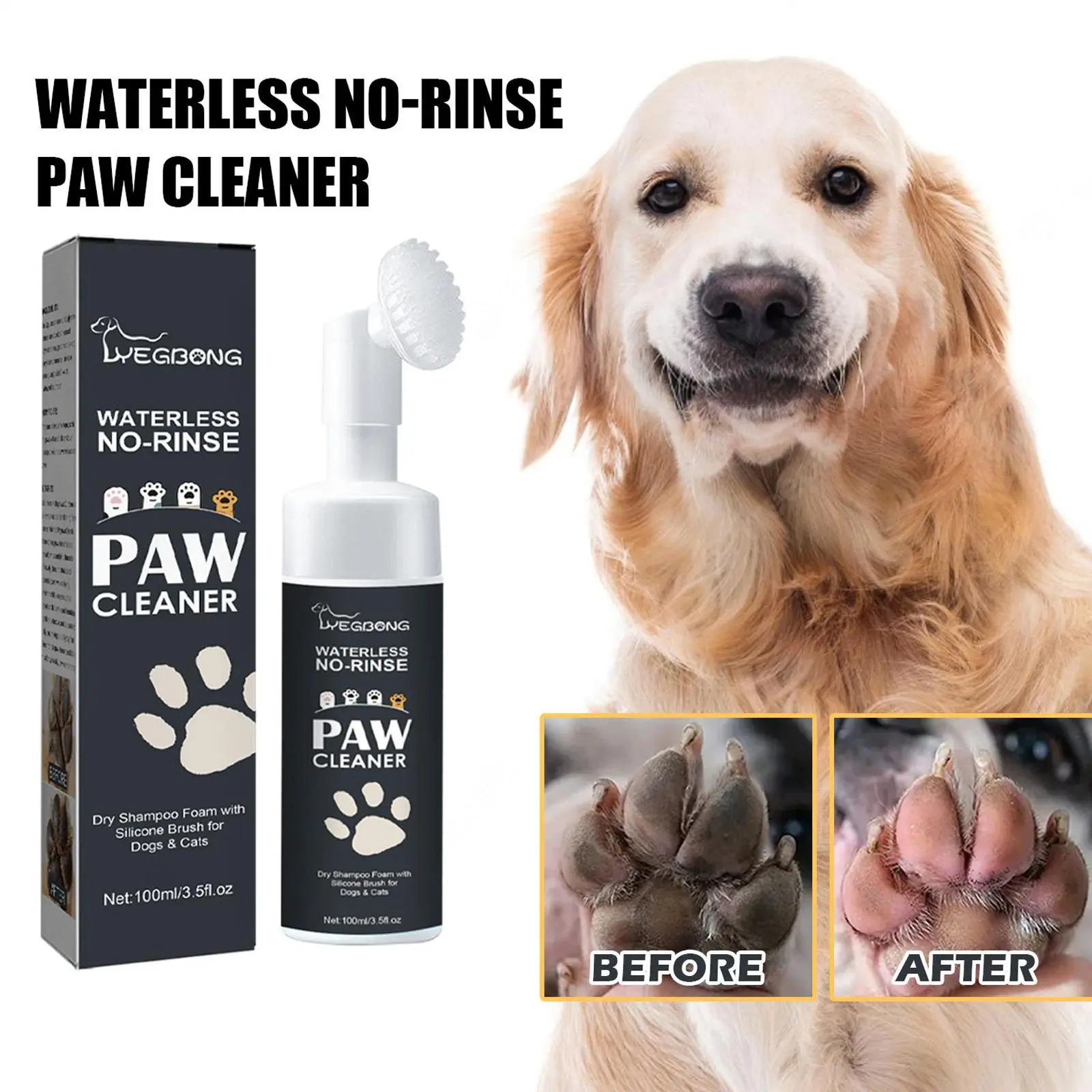 Pet Paw Cleaner, 1 Piece Pet Paw Cleaning Gel, Pet Paw Cleaning Soap ...