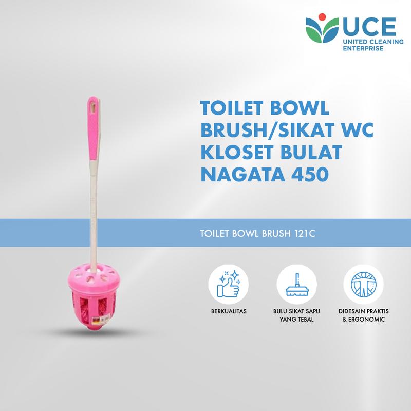 Nagata Toilet Bowl Brush / Sikat WC Kloset Bulat 121C - Shop | Tokopedia