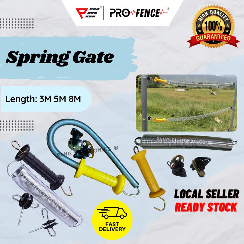 ProFence Electric Fence Spring Gate Set 3Meter 5Meter 8Meter - TikTok ...