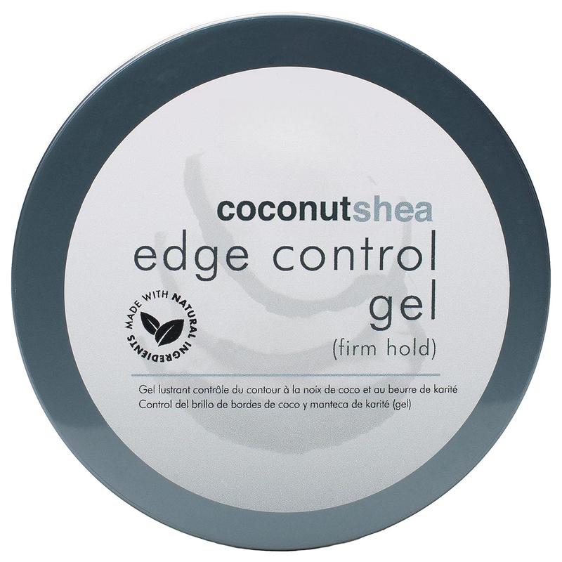 Coconut Shea Edge Control Gel | Hold Edge Tamer for Curly Hair Styling ...