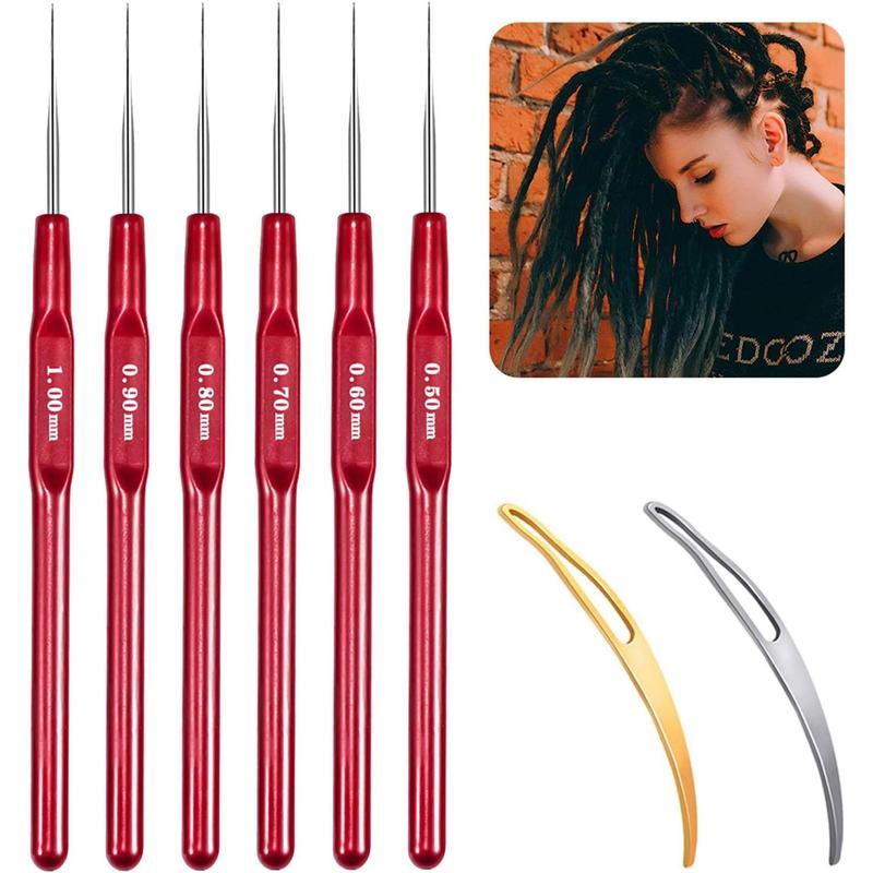 Crochet Hook Hair Tool, Hooks Dreadlock Kit for Braid Dreadlocks ...