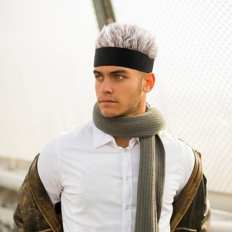 Short Hair Wig Cap, Handsome Retro Hip Hop Fashion Trend Wig - TikTok ...