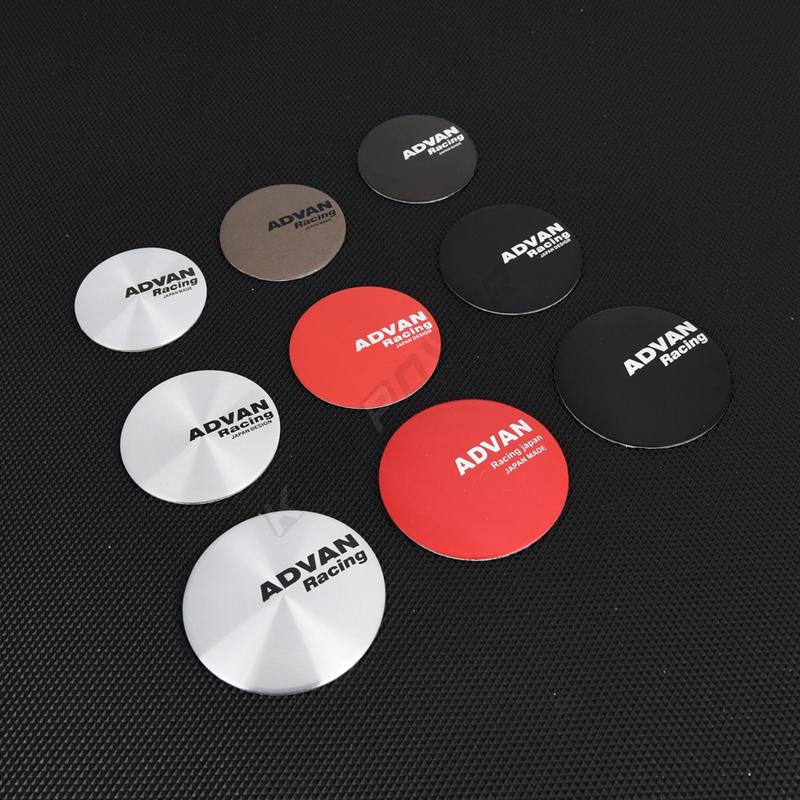 Car modification 4PCS ADVAN Wheel Center Sticker 45MM & 50MM - TikTok ...