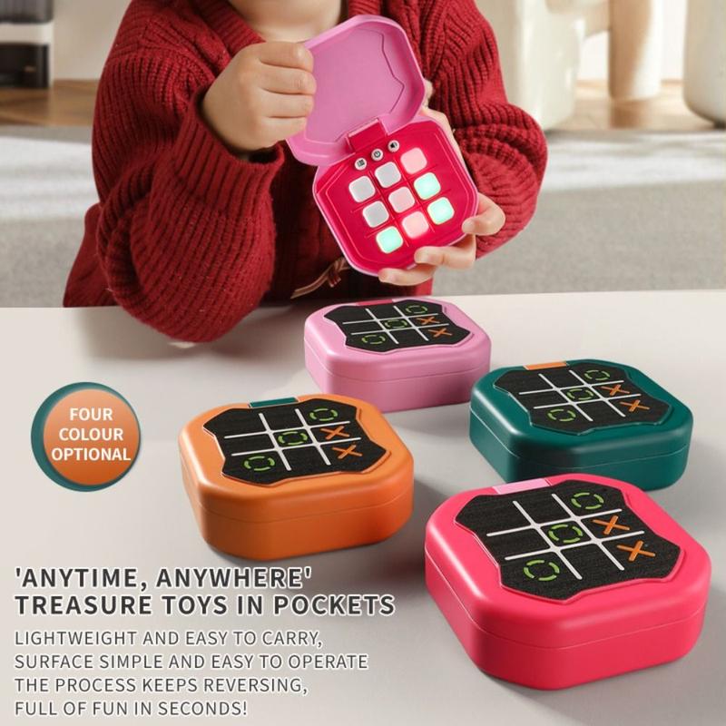 Multifunctional Electronic TIC-TAC-TOE Game Memory Training 9-in-1 ...